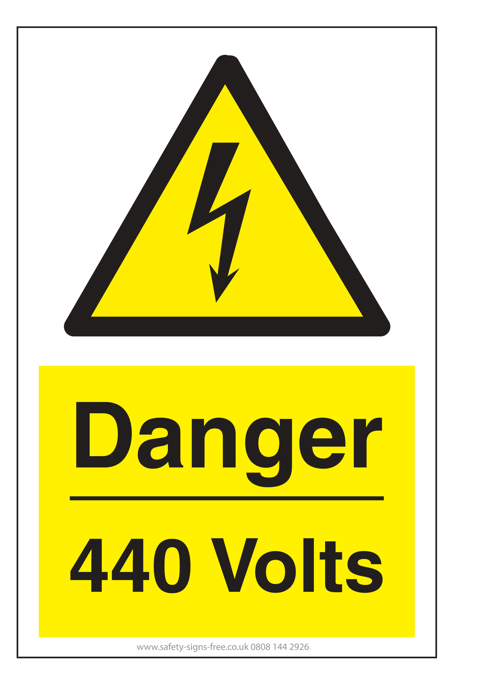 High Voltage Signs | Poster Template