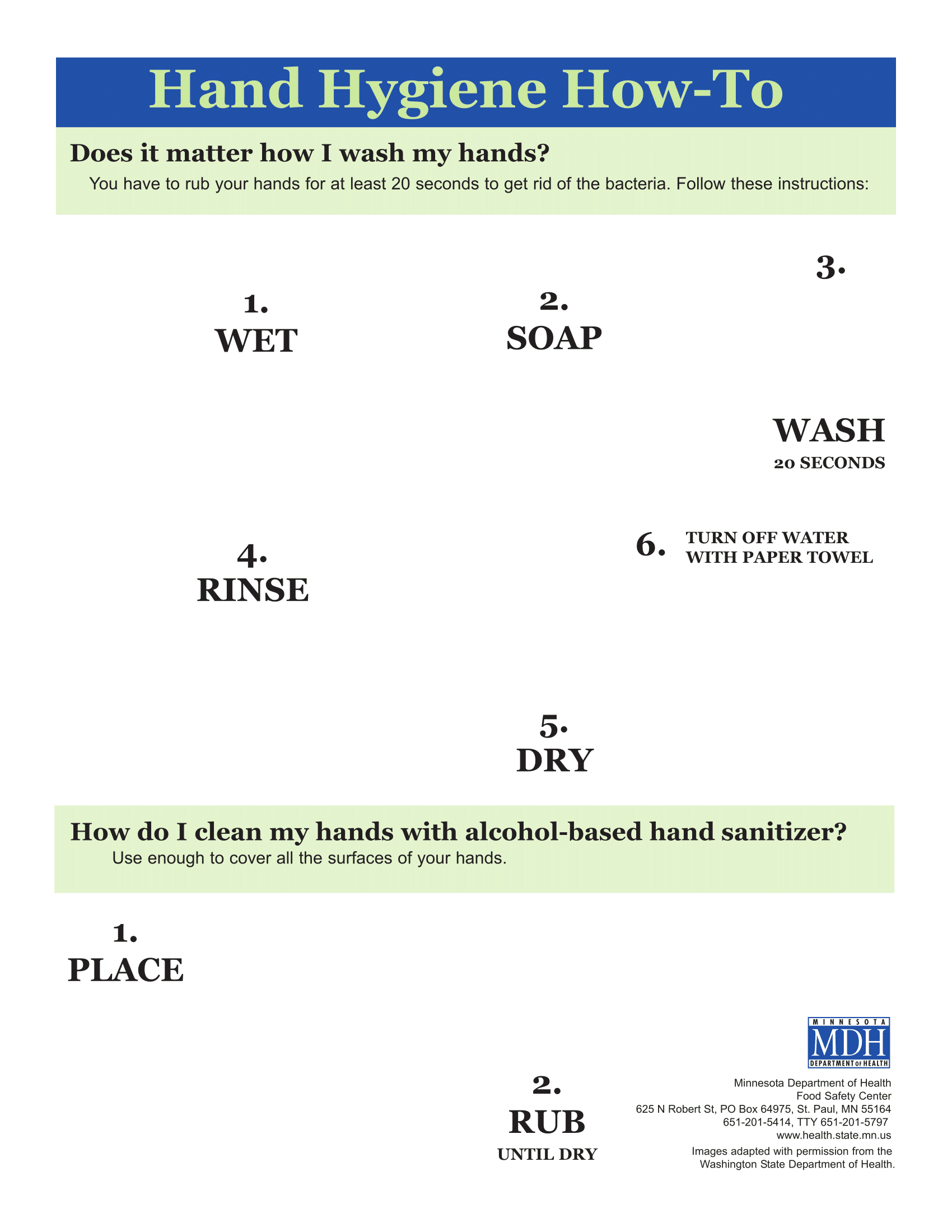 Hand Hygiene & Wash Your Hands Posters | Poster Template