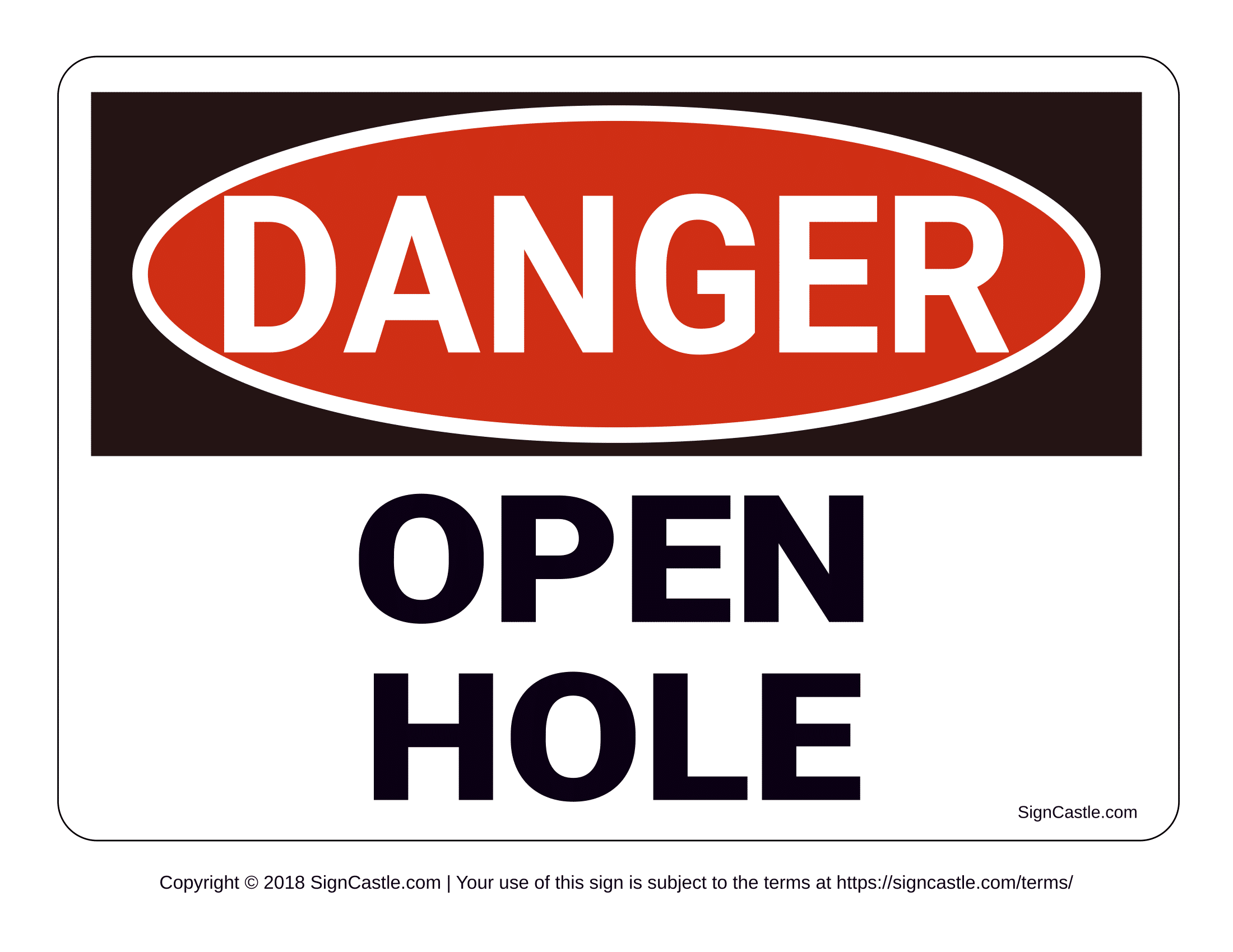 Danger Signs | Poster Template